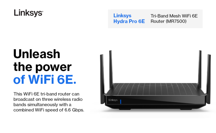 Price網購 - LINKSYS - Hydra Pro Mesh WiFi 6E 路由器 MR7500