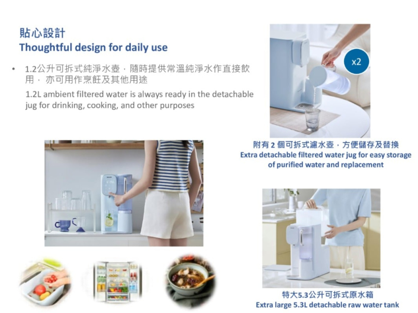 Price網購 - Philips 飛利浦 ADD6912/BL RO即熱式冷熱純淨飲水機 [藍色]