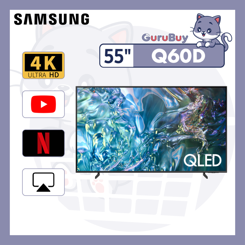 Price網購 - [優惠碼即減$200] Samsung - 55" QLED 4K Q60D 智能電視 QA55Q60DAJXZK 55Q60D