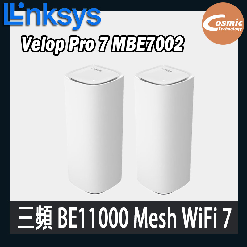 Price網購 - Linksys Velop Pro 7 [MBE7002] 三頻 BE11000 Cognitive Mesh WiFi ...