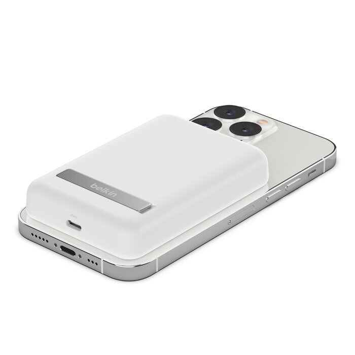 Price網購 - Belkin MagSafe Boost Charge 磁力無線行動充電器 5K+ 支架 BPD004bt [4色]