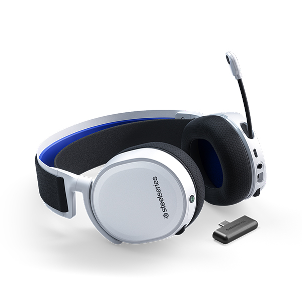 SteelSeries Arctis 7P 無線遊戲耳機(白色) - 2000Fun電競專門店