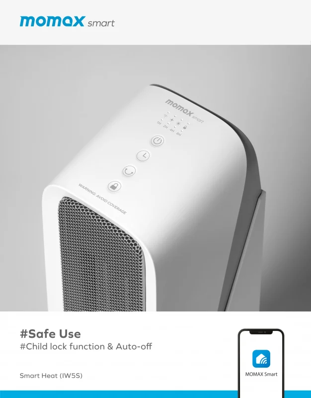 Price網購 - MOMAX Smart Heat IoT 智能暖風機 [IW5]【新年開賣】