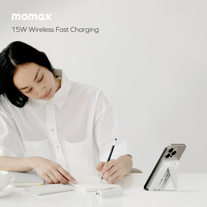 Price網購 - MOMAX 1-Power X Pro 5000/10000mAh 內置USB-C線移動源支架 [IP131/IP132][4色]
