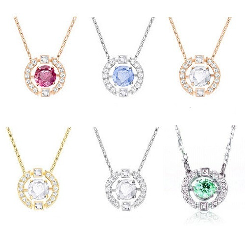 特價 SWAROVSKI 施華洛世奇 2019新款綠色 跳動的心鎖骨心動 項鏈（5496308/5279421/5279425/5272364 ...