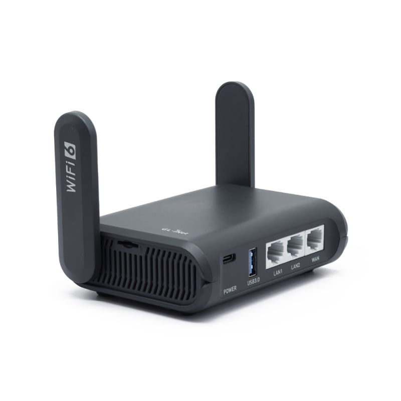 GL.iNet GL-AXT1800(Slate AX) Gigabit Wireless WiFi 6 Router | OpenWrt ...