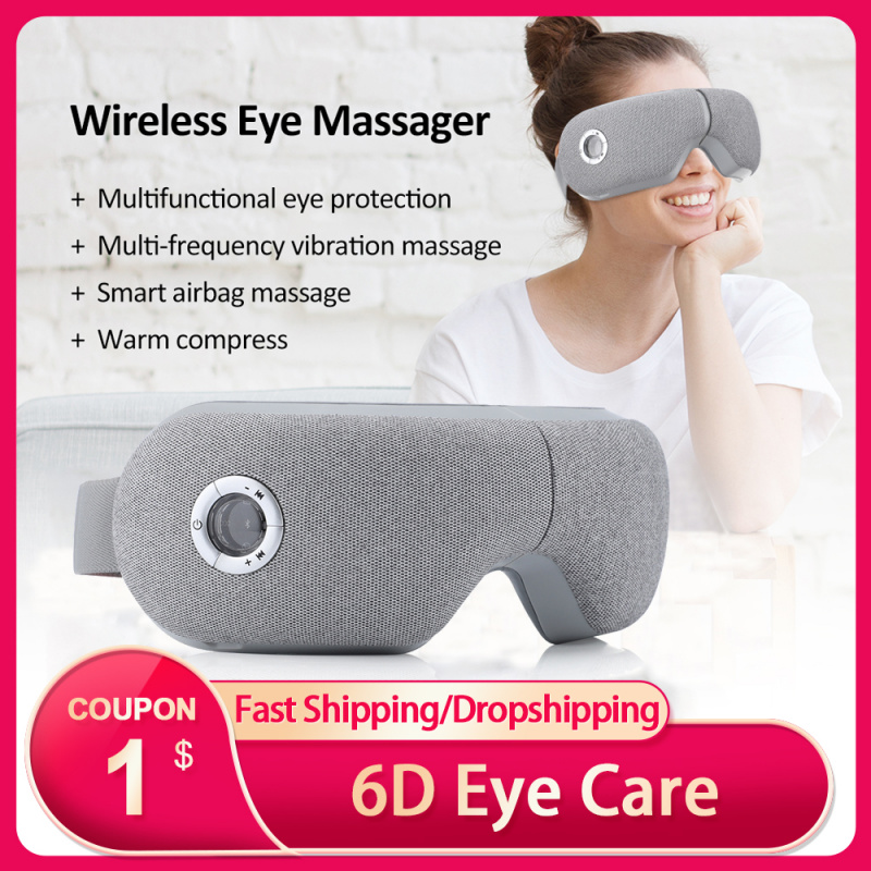 Eye Massager Electric Vibration Massage Care Device Hot Compress ...