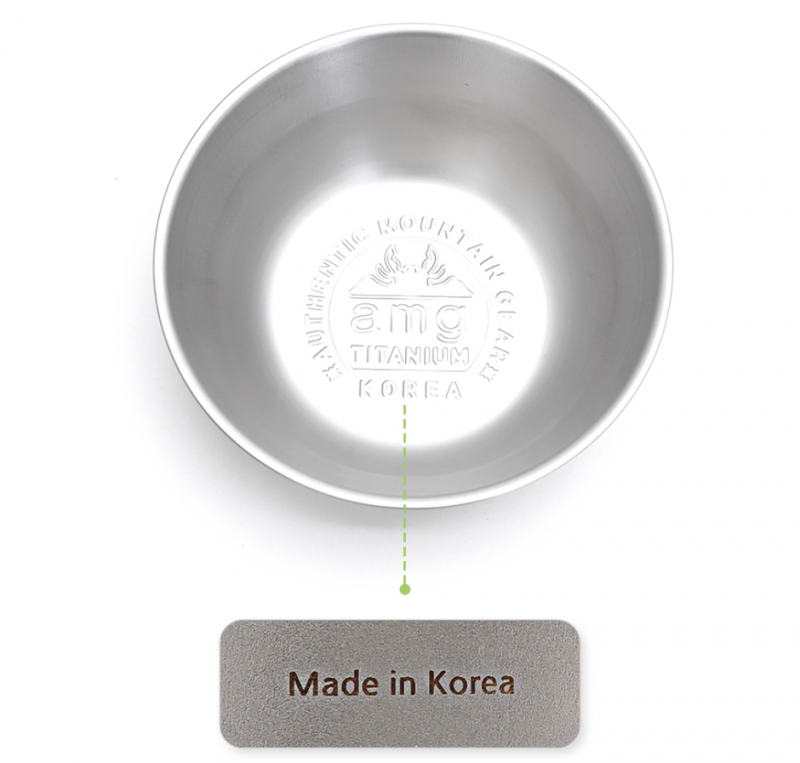 AMG Titanium Tableware Set 韓國製軚合金餐盤4件裝 - Campzone Outdoor