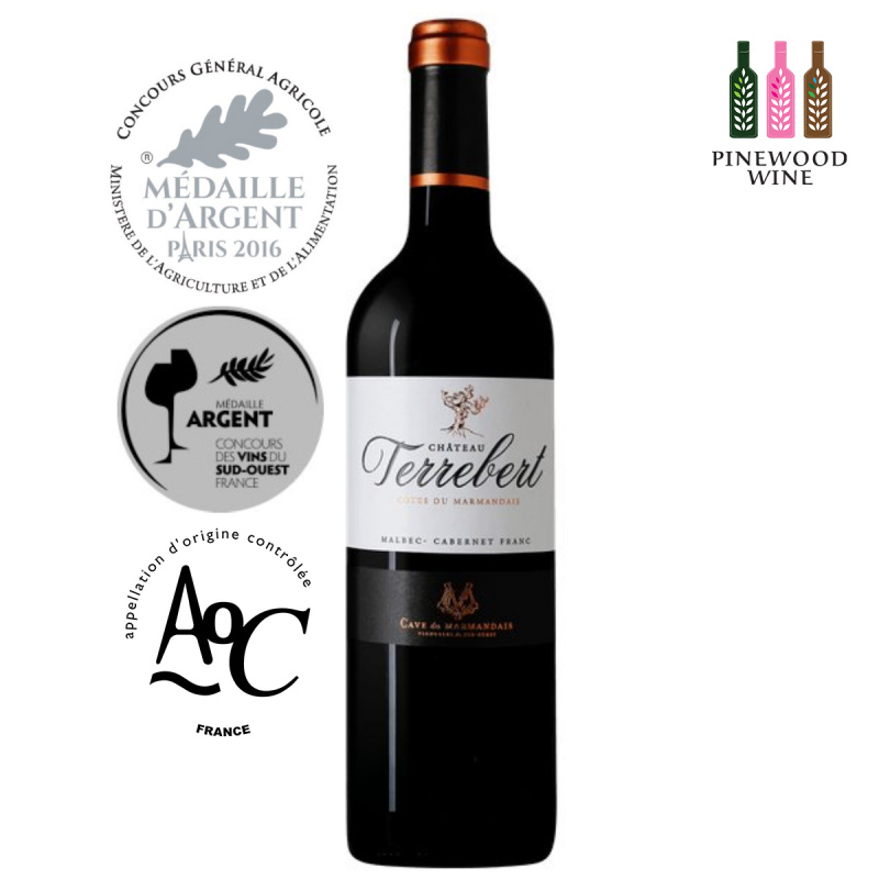 Pinewood Wine- Château Terrebert 法國古樹莊園紅酒- AOC Côtes du Marmandais 2016 ...