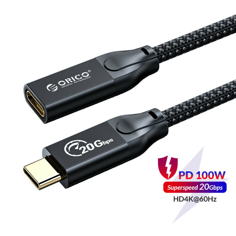 ORICO Data Cable USB-C 3.2 Gen2x2 Extension 20Gbps 4K@60Hz [CY32 ...