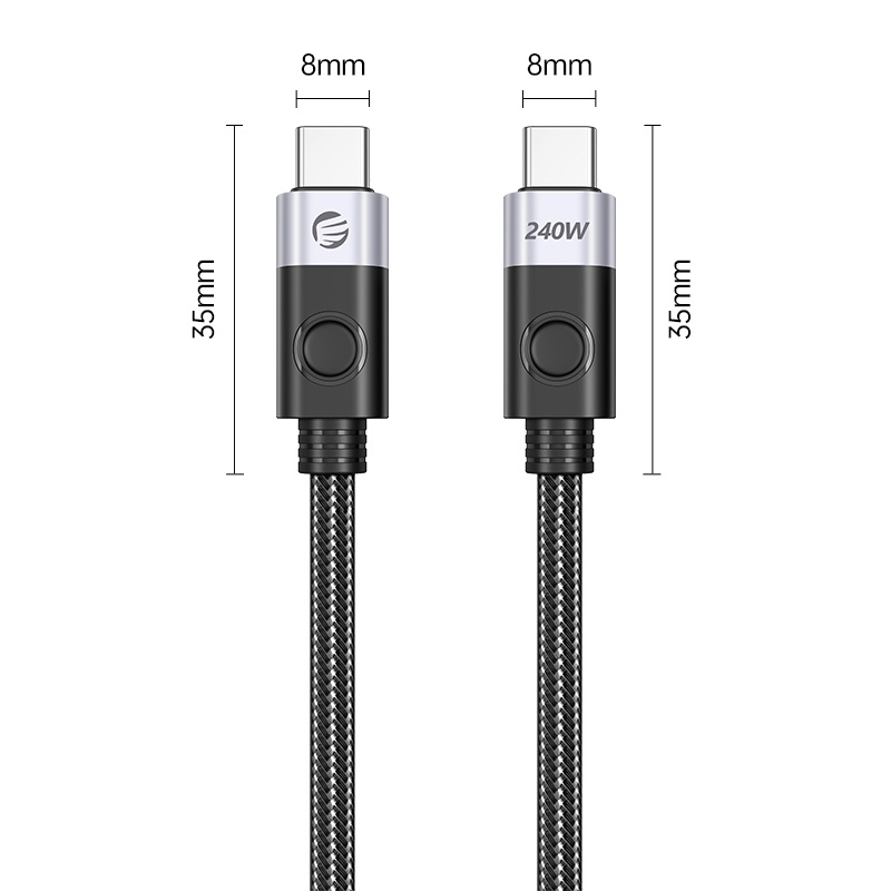 ORICO USB4 40 Gbps Type-C PD 240W Multifunctional Data & Charging Cable ...
