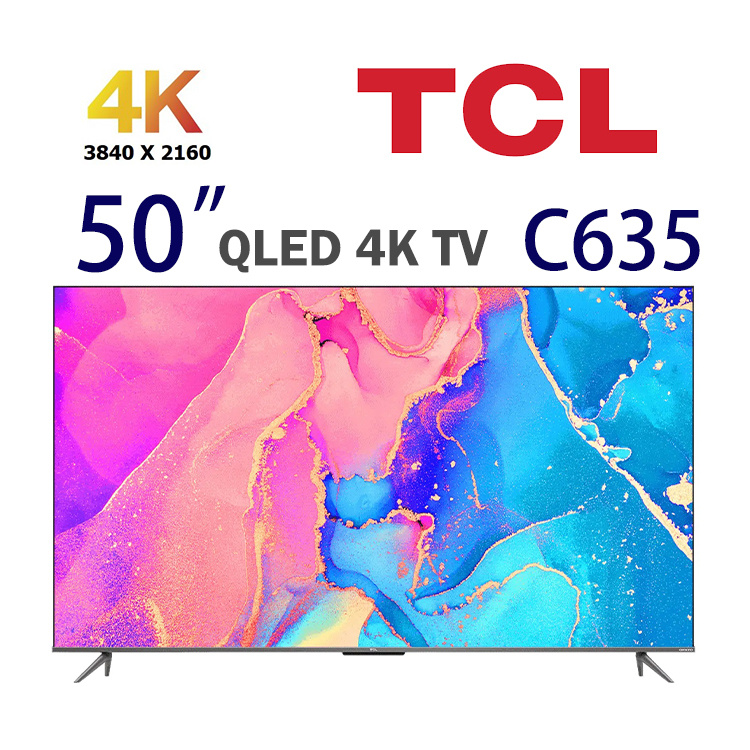 TCL 50C635 50" QLED 4K Google TV C635 - HD Life 高清生活