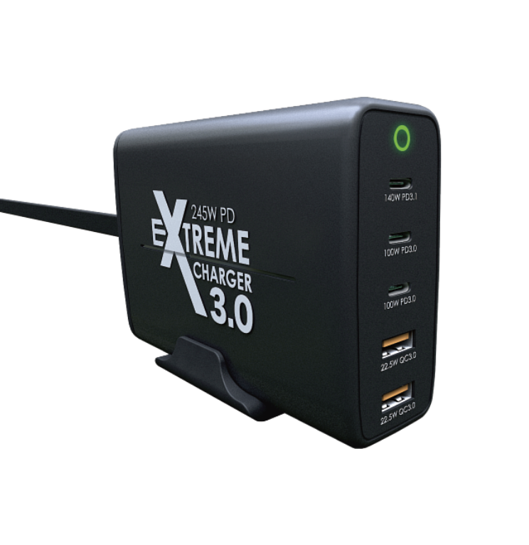 (全新行貨) EGO Extreme 3.0 245W PD3.1 5USB 氮化鎵充電器 - SV Shop