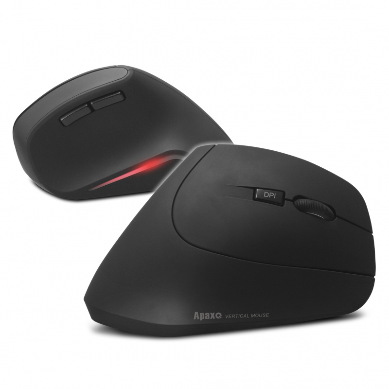 APAXQ - MV-186 2.4G無線人體工學垂直滑鼠 - Wega Hong Kong Company Limited