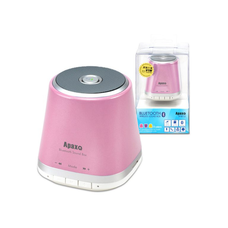 SP-BT12-PK 型格藍牙迷你音箱 – 粉紅色 - Wega Hong Kong Company Limited