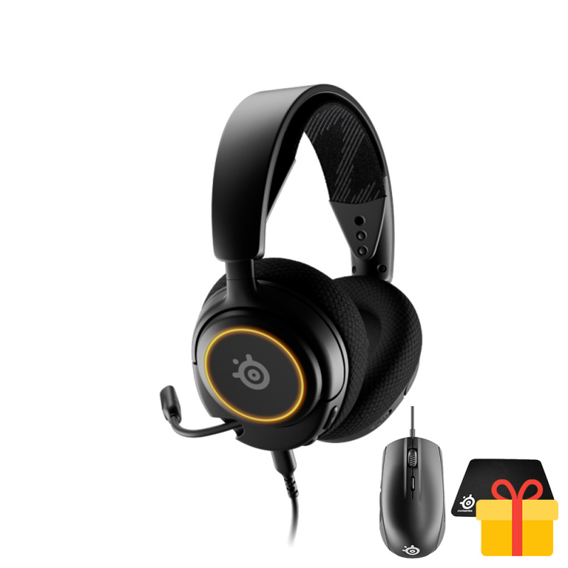 Steelseries Arctis Nova 3 ANC降噪遊戲耳機 [送Rival 95 滑鼠+滑鼠墊組合包] - 2000Fun電競專門店