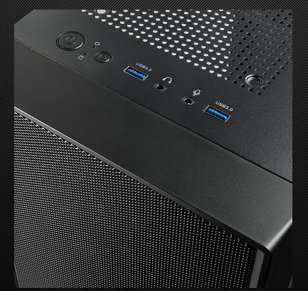 TECWARE Nexus Air M2Mini Tower Case(Black) - 樂天電腦 FreeCom Computer