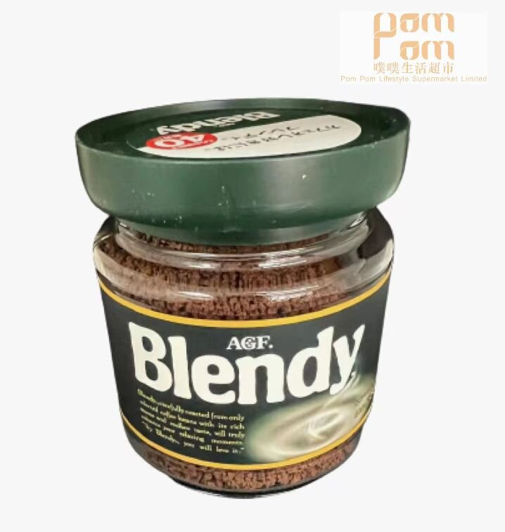 AGF Blendy Coffee - Blendy可冷沖即溶黑咖啡醇香(綠罐)80g【平行進口】(4901111874220) - 噗噗生活超市有限公司