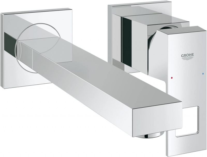 GROHE , Eurocube , 入牆式冷熱水面盆 , 23447000 - 香港21衛浴潔具有限公司