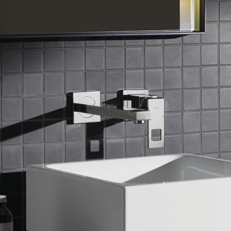 GROHE , Eurocube , 入牆式冷熱水面盆 , 23447000 - 香港21衛浴潔具有限公司