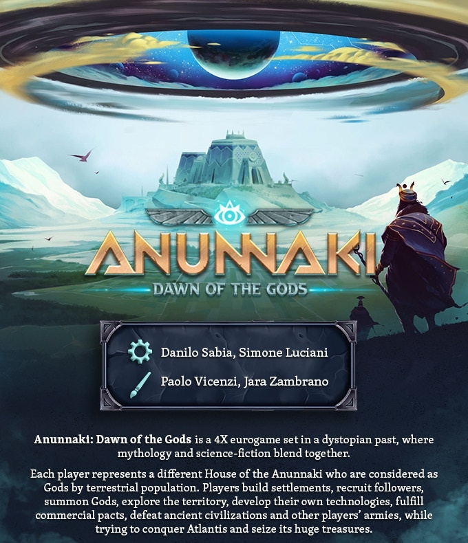 Anunnaki complete Box KS Edition Boardgames In Stock - 棋間限定桌上遊戲專門店