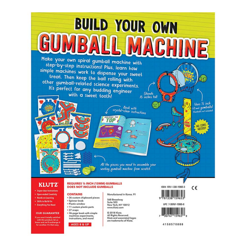 Klutz STEM Maker Lab Gumball Machine 美國STEAM DIY玩具糖果機 - 童樂高飛STEM香港教育玩具 ...