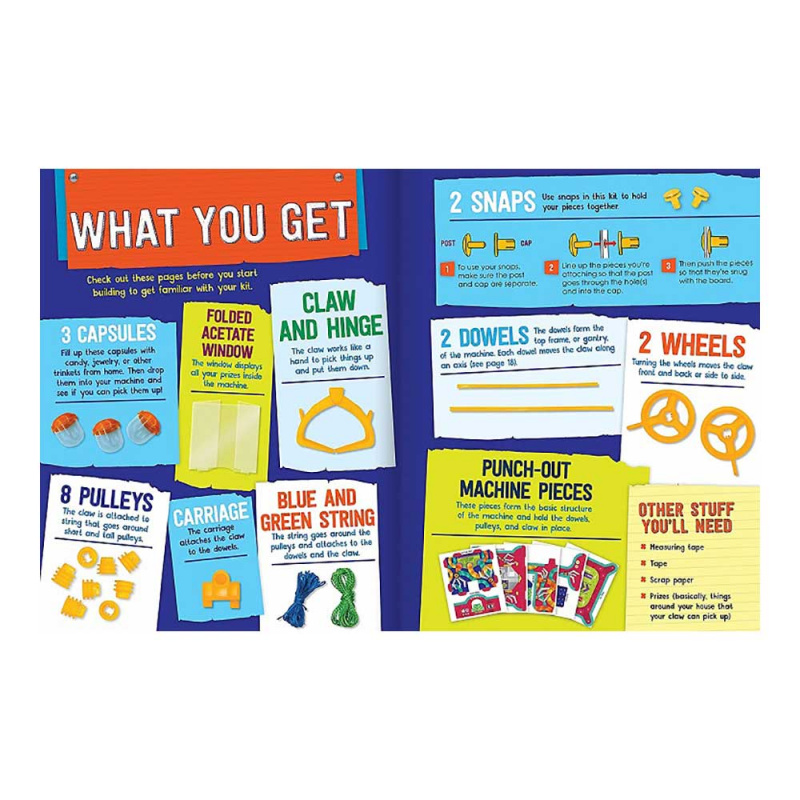 Klutz STEM Maker Lab Arcade Claw Game 美國STEAM DIY夾公仔機 - 童樂高飛STEM香港教育玩具 ...