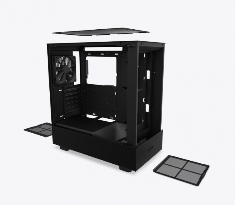 NZXT H5 Flow Compact Mid-tower Airflow Case ( Black / White ) - 樂天電腦 ...