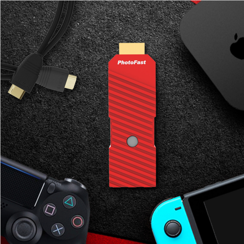 PhotoFast 4K Gamer+ 投影轉換器 畫質提升至4K Ultra HD 圖像銳化 色彩增豔 零延遲感 Nintendo ...