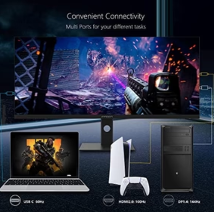 INNOCN 40" 40C1R (WQHD 3440x1440 IPS / 21:9) 144Hz Ultrawide Computer ...