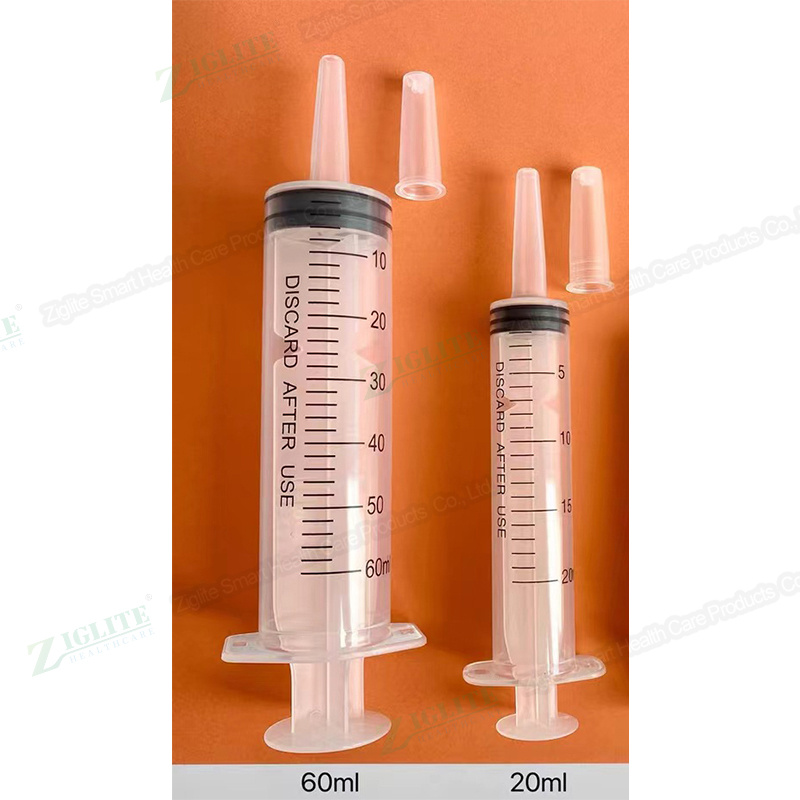 10支裝 60ml+20ml直咀針筒 | PP材質 | 餵食或沖洗用 | 針筒餵食器丨餵食器手推灌注器 各5支（JFA） - 節亮康護產品有限公司