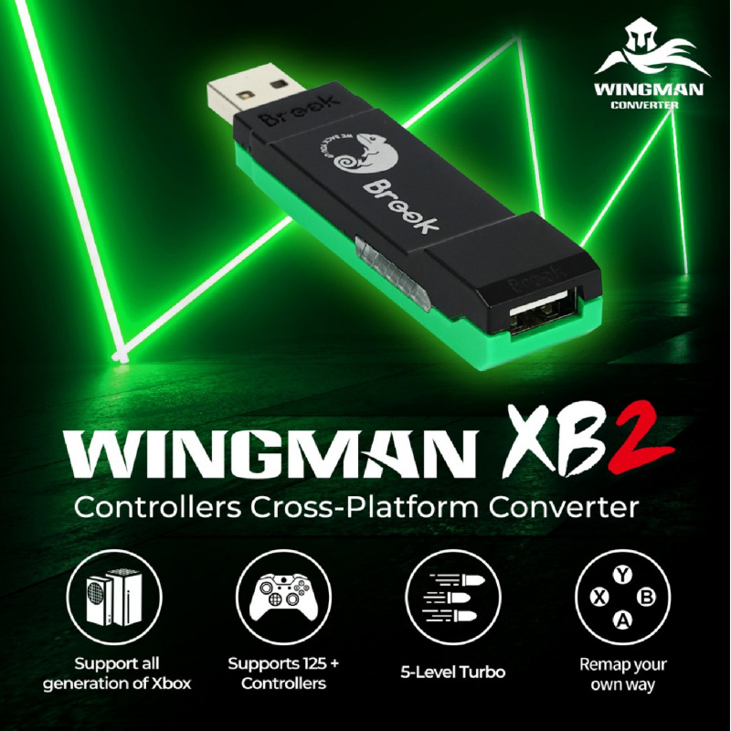 Brook Wingman XB2 無線控制器轉換器 支援多款控制器 兼容Xbox Series X|S/Xbox One/Xbox 360 ...