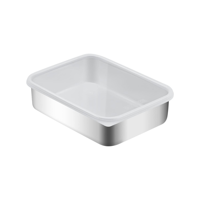 1.2L 304不銹鋼保鮮盒 日式便當午餐盒飯盒 食材儲存盒 密封盒帶蓋 - Supreme Factory Limited