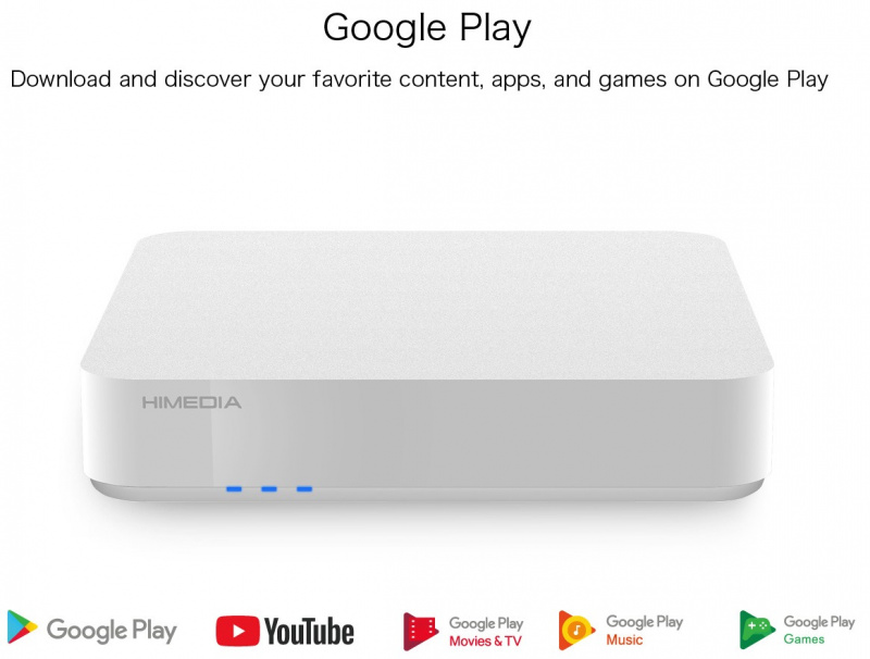 HiMedia 4K UHD Android TV Box S500(行貨一年保養) - New Digital HK Limited