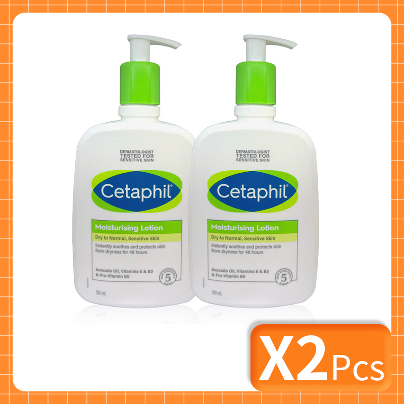 舒特膚 Cetaphil - 保濕潤膚乳(綠色) 591毫升 x 2支(孖裝) (3499320013499) - 噗噗生活超市有限公司