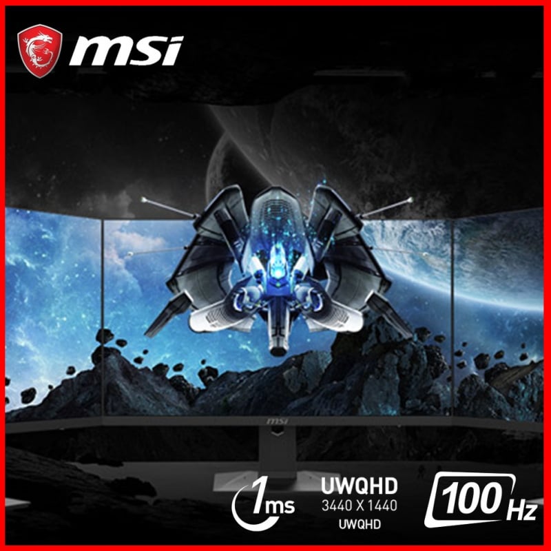 MSI Optix MAG342CQPV 34" 2K 100Hz 曲面電競顯示器 - MSI Online Store