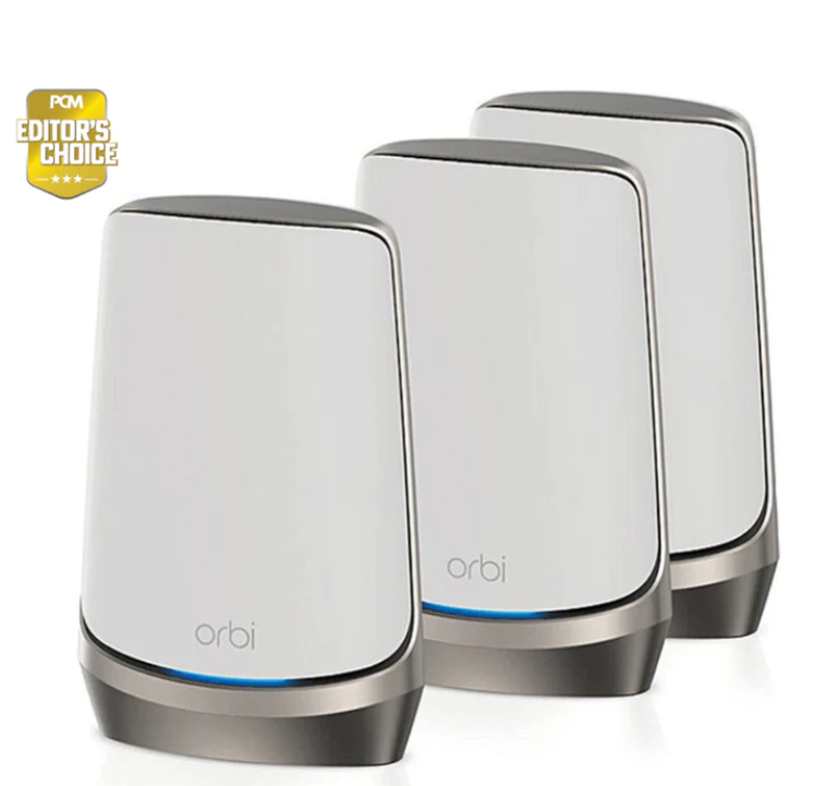 Price網購 - Netgear Orbi Mesh WiFi 6E 旗艦級四頻路由器 3 件套裝 (RBKE963)