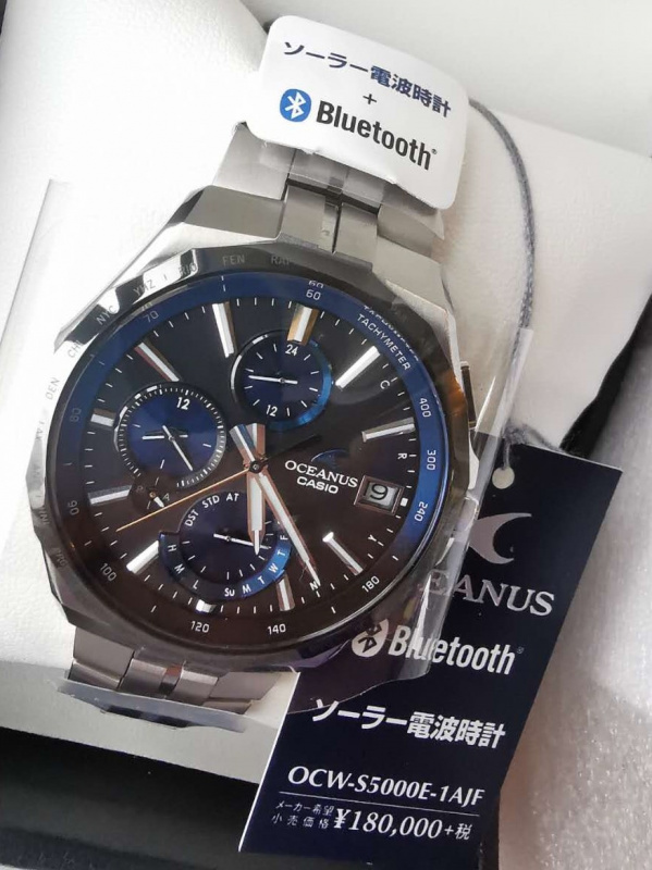 日本製造 Casio OCEANUS OCW-S5000E-1AJF 手錶 - Jetso Store