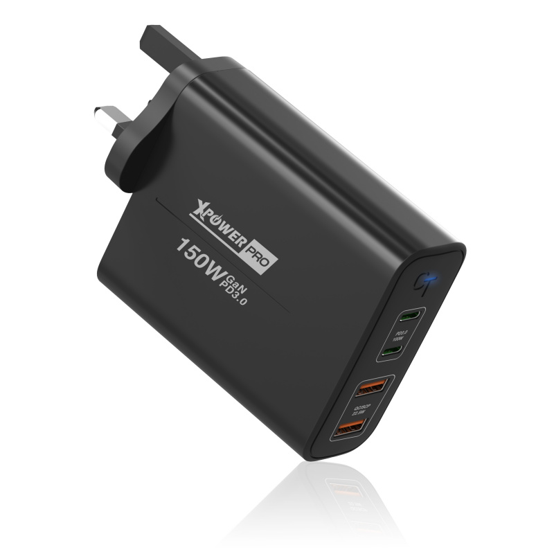 XPowerPro GW150 150W PD Gan 4輸出智能充電器 - XPOWER International Trading Ltd