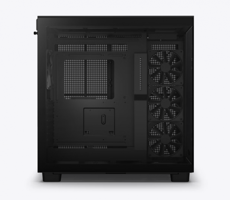 NZXT H9 Flow Dual-Chamber Mid-Tower Airflow Case - BLACK - 樂天電腦 FreeCom ...