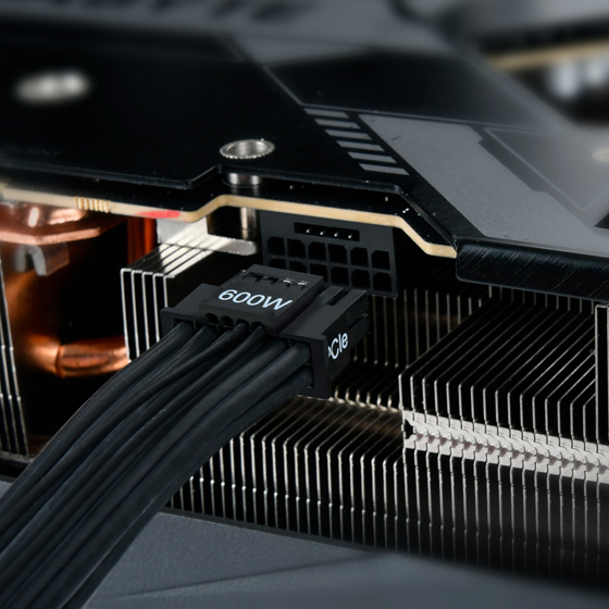 SilverStone 2 x EPS 8 pin (PSU) to 12+4 pin (GPU) 12VHPWR PCIe Gen5 ...