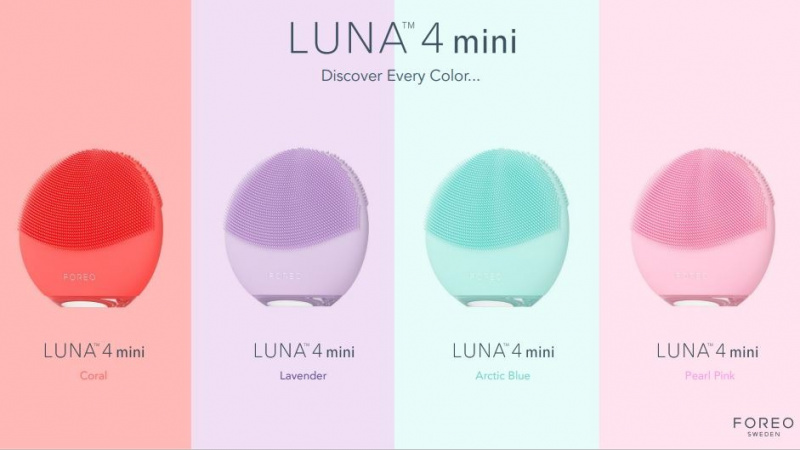 Price網購 - FOREO LUNA™ 4 mini 雙面迷你淨透潔面儀 [4色] [送日本毛巾]