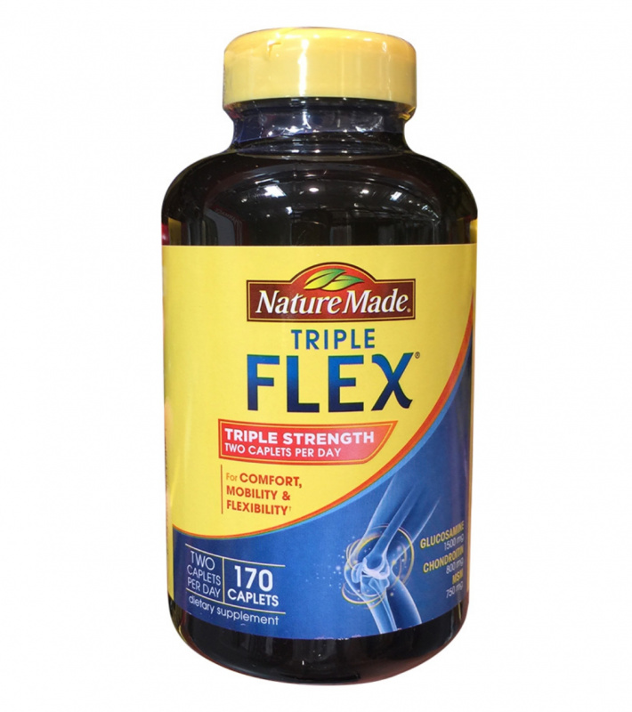 美國 Nature Made, Triple Flex 三重呵護關節配方170粒超值裝 - Vitamin HK