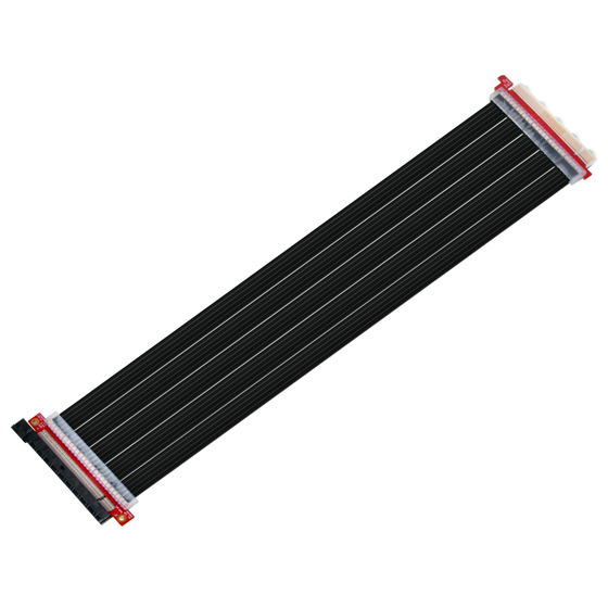 SilverStone RC04 High Quality Flexible PCIe x16 Rise Ribbon Cable ...