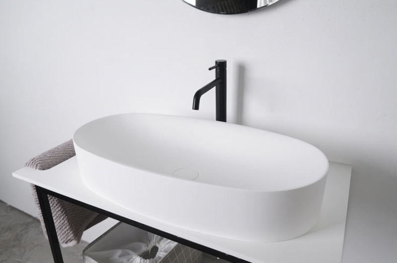 人造石台上洗手盆 Solidcliff 70 - infinite bath