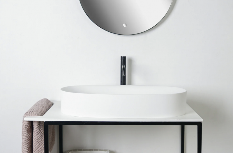 人造石台上洗手盆 Solidcliff 70 - infinite bath