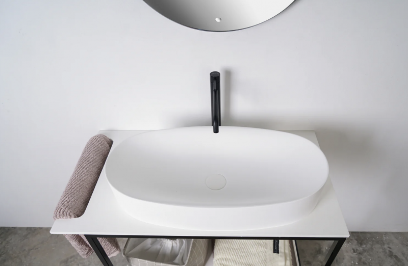 人造石台上洗手盆 Solidcliff 70 - infinite bath