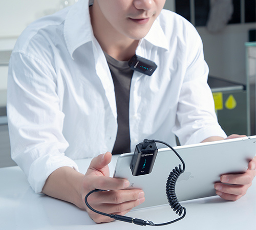 BOYA 2.4GHz Ultra-Compact Wireless Microphone System Kit BY-XM6-K2 (免運費 ...