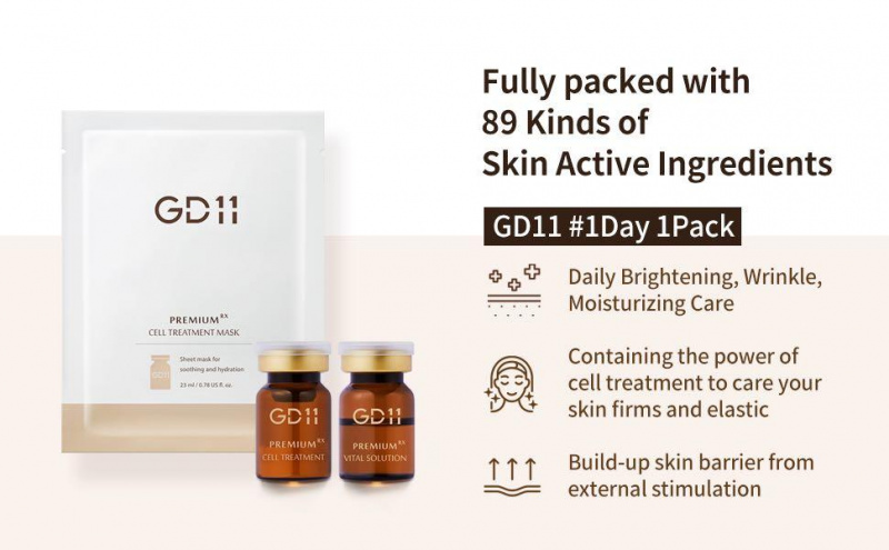 (正貨)最新版韓國🇰🇷GD11 Premium Cell Treatment 臍帶血幹細胞水光精華全效修復再生安瓶(凍乾粉2ml*3 + 保濕 ...