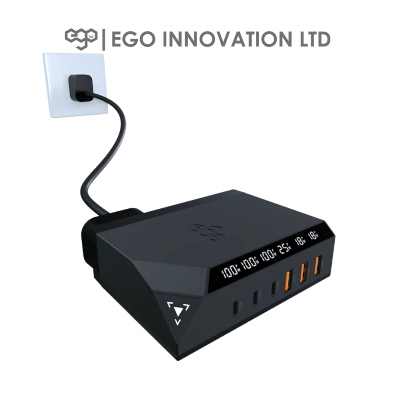 EGO EXINNO 300W 6-PORTS USB CHARGER (US | UK | EU | AU PLUG) - STOREROOM 物適